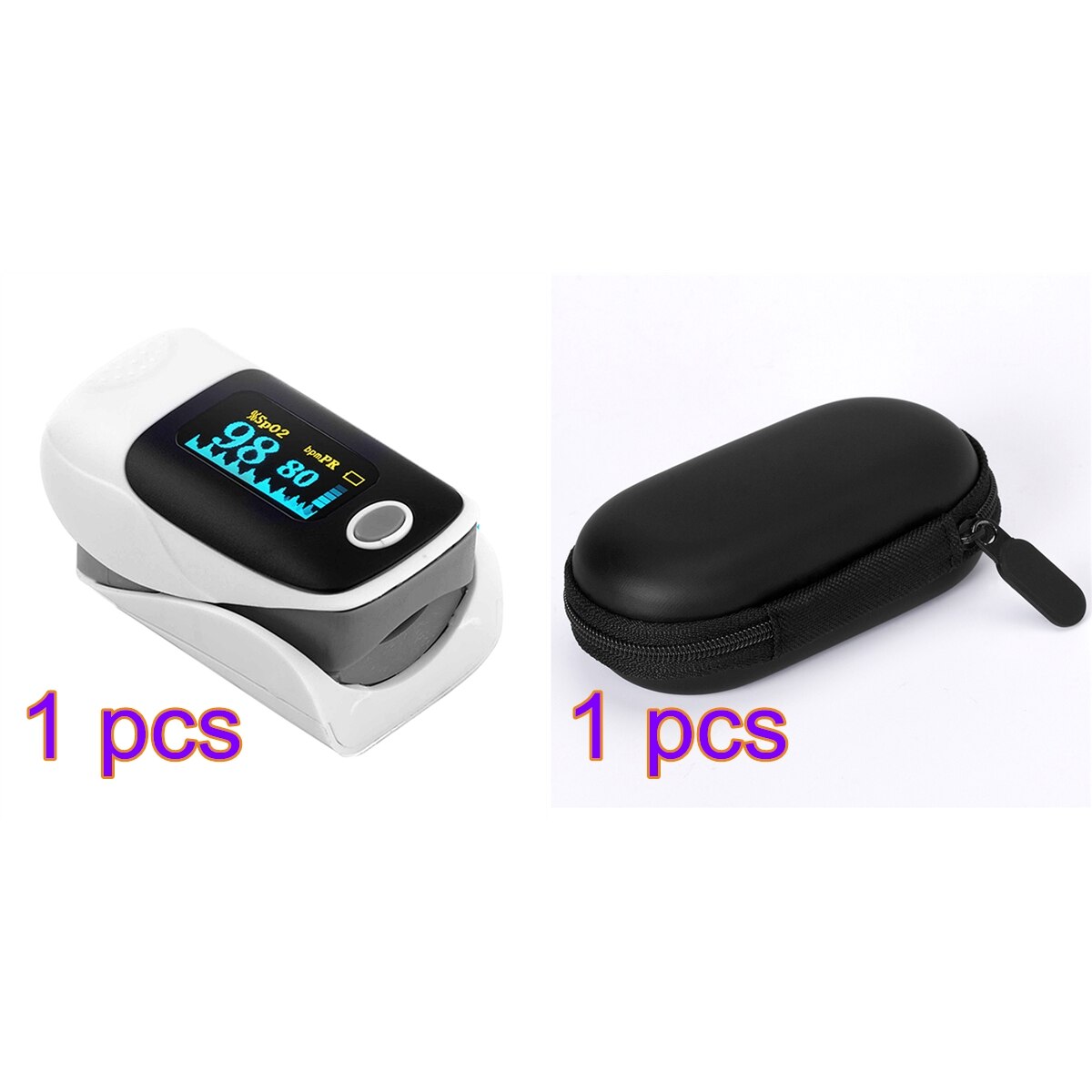 Fingertip Pulse Oximeter Portable Blood Oxygen Pul... – Vicedeal