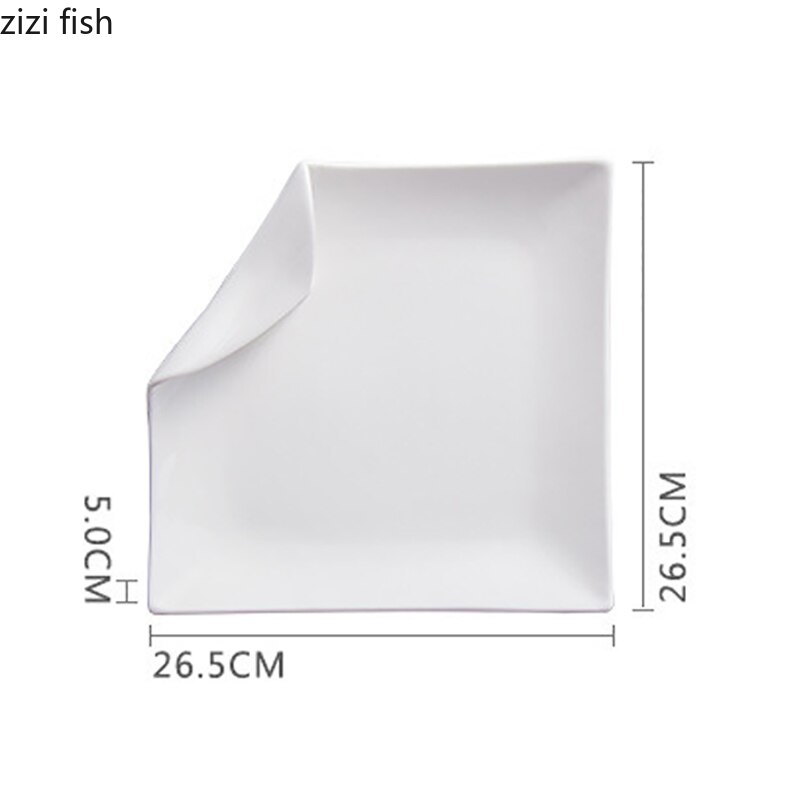 Ceramic Dinner Plates Pasta Steak Plates Irregular... – Grandado