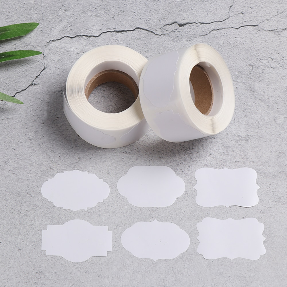 300Pcs/Roll Zelfklevende Kraftpapier Labels/Waterd... – Vicedeal