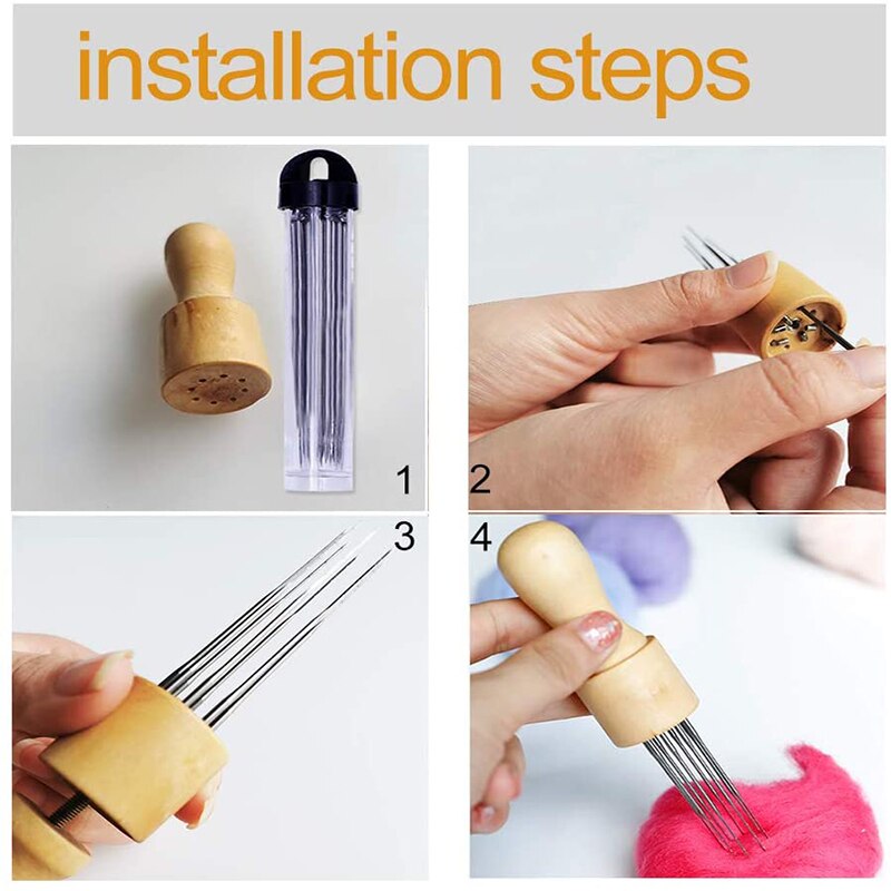LMDZ 21pcs Needle Felting Kit Wool Felting Tools w... – Grandado