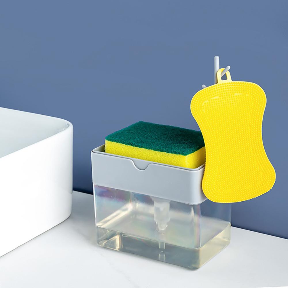 Zeepdispenser 2-in-1Sponge Rack Houder Organizer Z... – Grandado