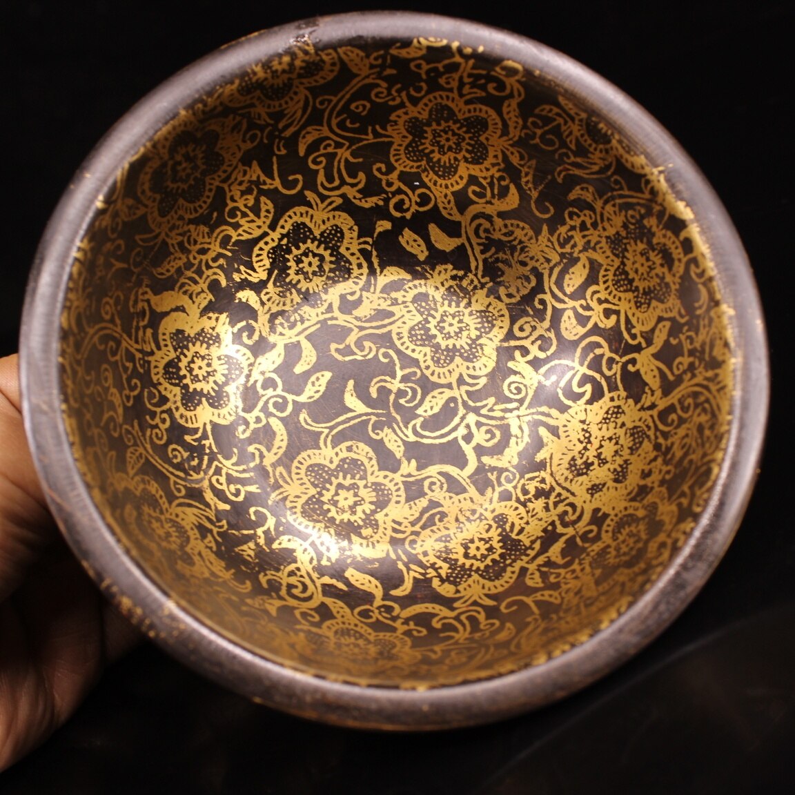 Antique collection brass gilt bowl home decoration... – Grandado