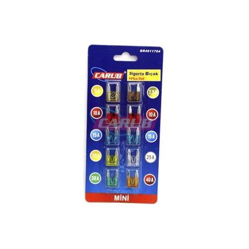 Ensemble de lames de fusible Carub Mini 10Lu – Grandado
