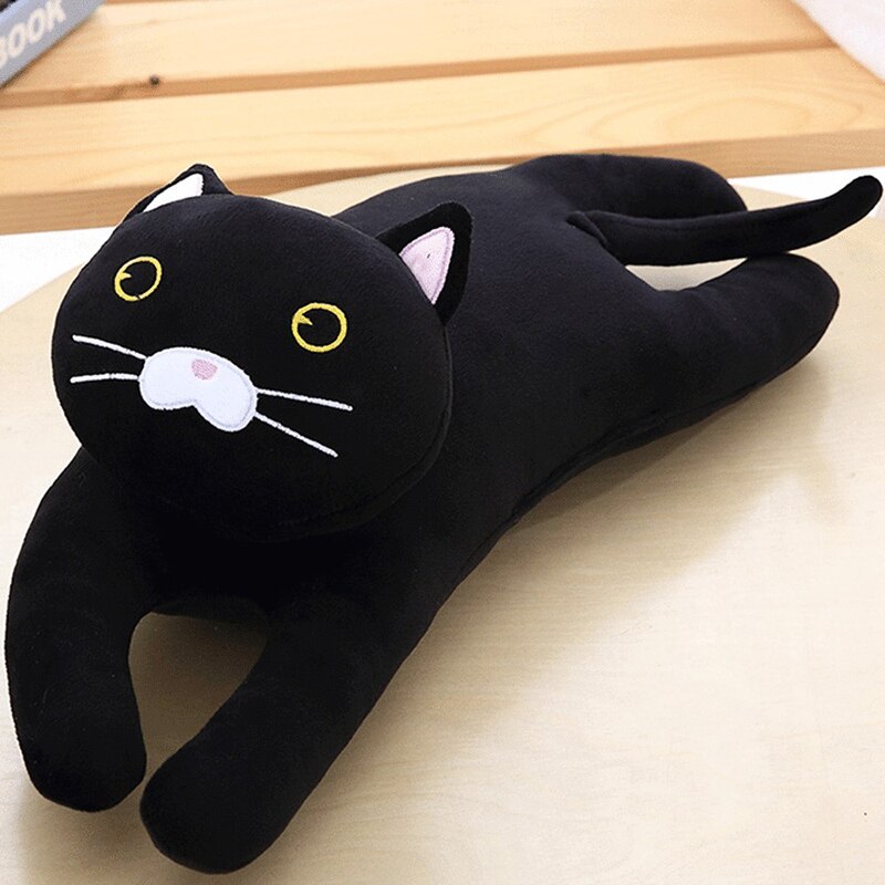 Cat Body Pillow Lying Pose Cat Doll Pillow Cute Na... – Grandado