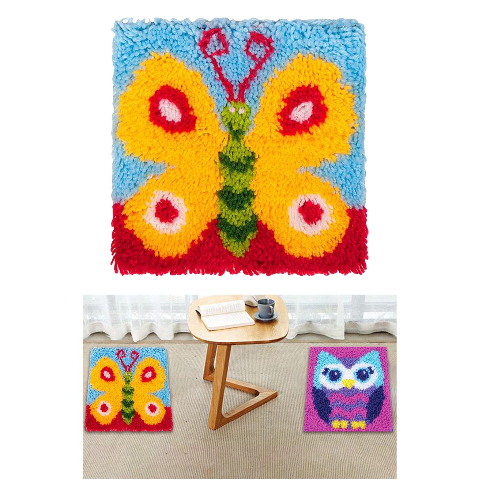 DIY Latch Hook Kit Rugs Carpets Cushion Embroidery... – Grandado