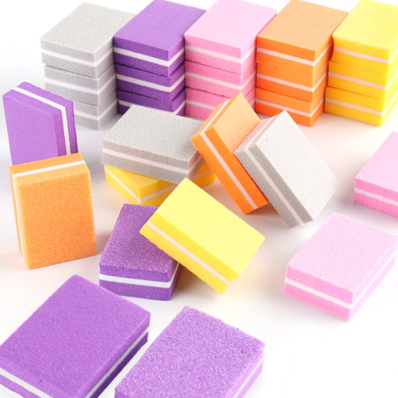 50Pcs/Packdouble Dubbelzijdige Mini Nail Buffer Bl... – Grandado