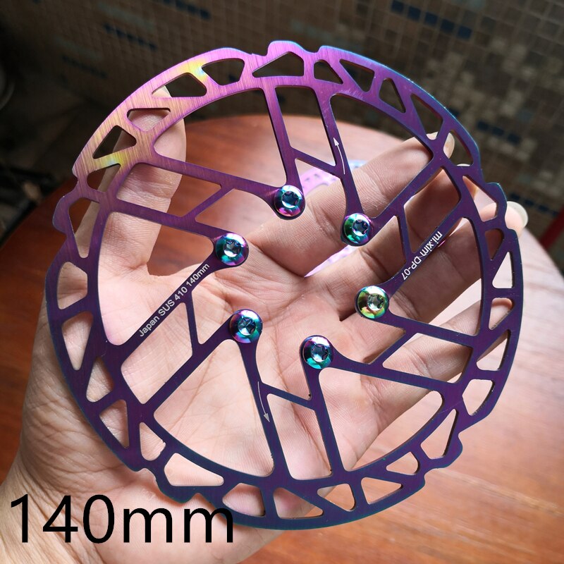 140/160mm rainbow Bicycle brake disc Road Bicycle ... – Grandado