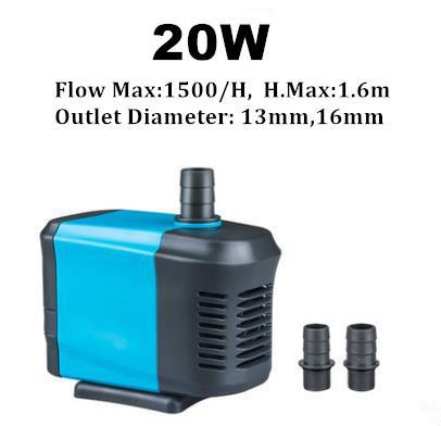 220V Powerful Aquarium Water Pump Submersible Pond... – Grandado