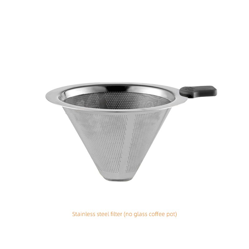 400ml Glass Coffee Kettle with Stainless Steel Fil... – Grandado