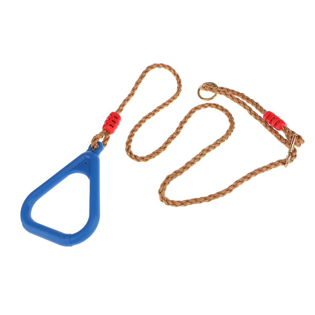 Blå gymnastik ring trekant fitness bøjle m/ stropp... – Grandado