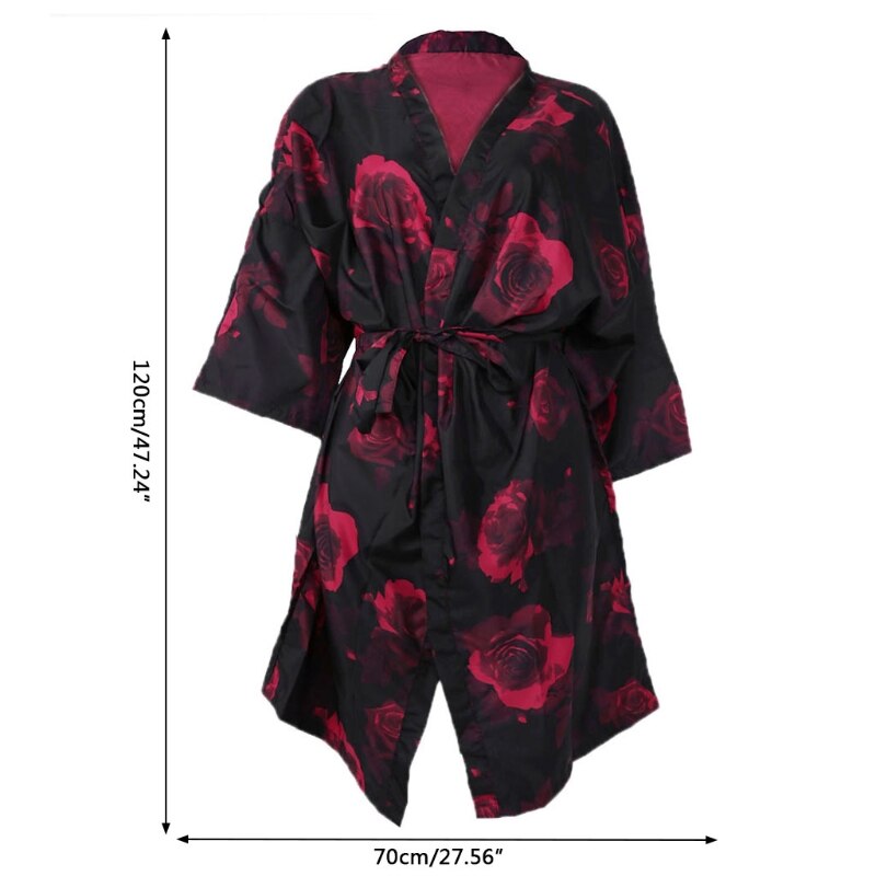 Barber Gown Cape Robe Haircut Salon Print Apron Wa... – Vicedeal