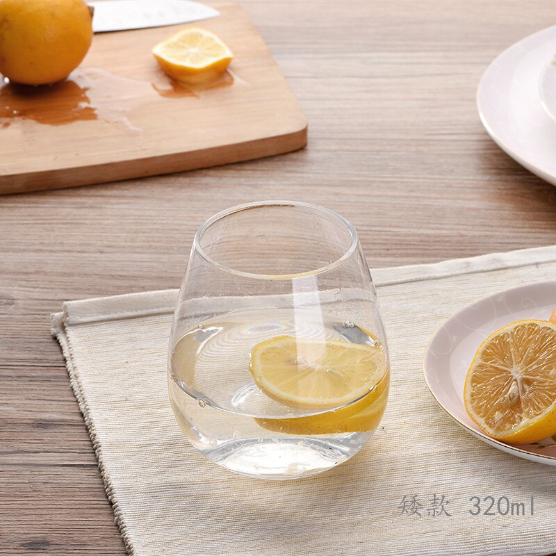 Crystal Smoothie Glasses Cup Fruit Dessert Water D... – Grandado