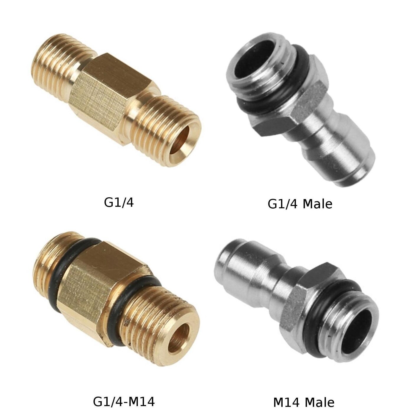 1 bit högtryckstvätt snabbkoppling snöskum lans ad... – Grandado