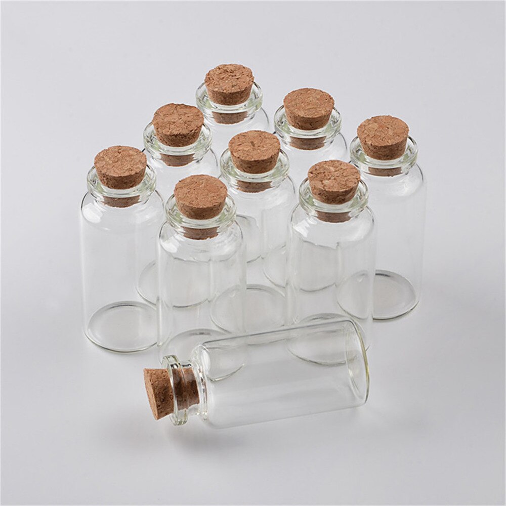 27x58x12.5mm 20ml Cute Mini Glass Bottle with Cork... – Vicedeal