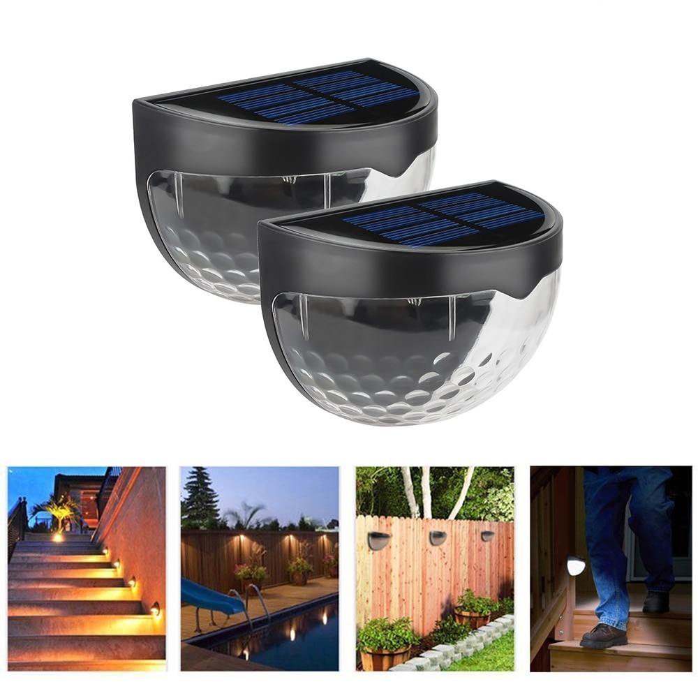 4Pcs/Set Solar Powered Sensor Wall Light Waterproo... – Vicedeal