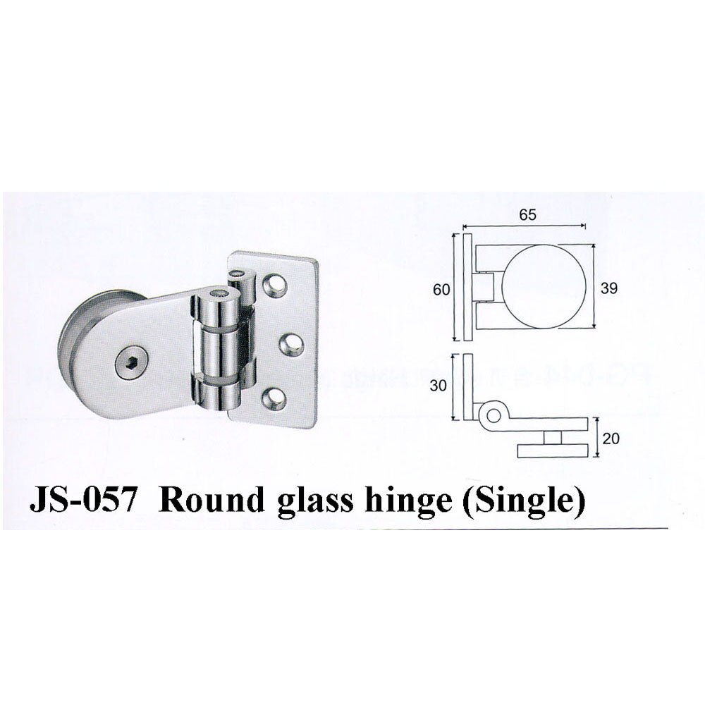 Zinc alloy material round glass hinge for gradevin... – Grandado