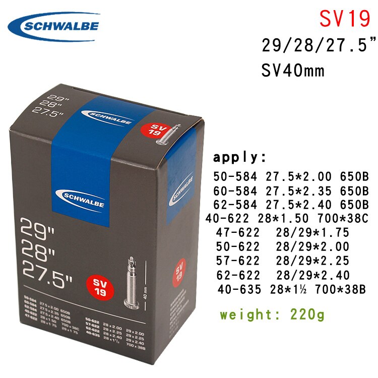 Schwalbe mountain bike butyl rubber inner tube 29 ... – Vicedeal