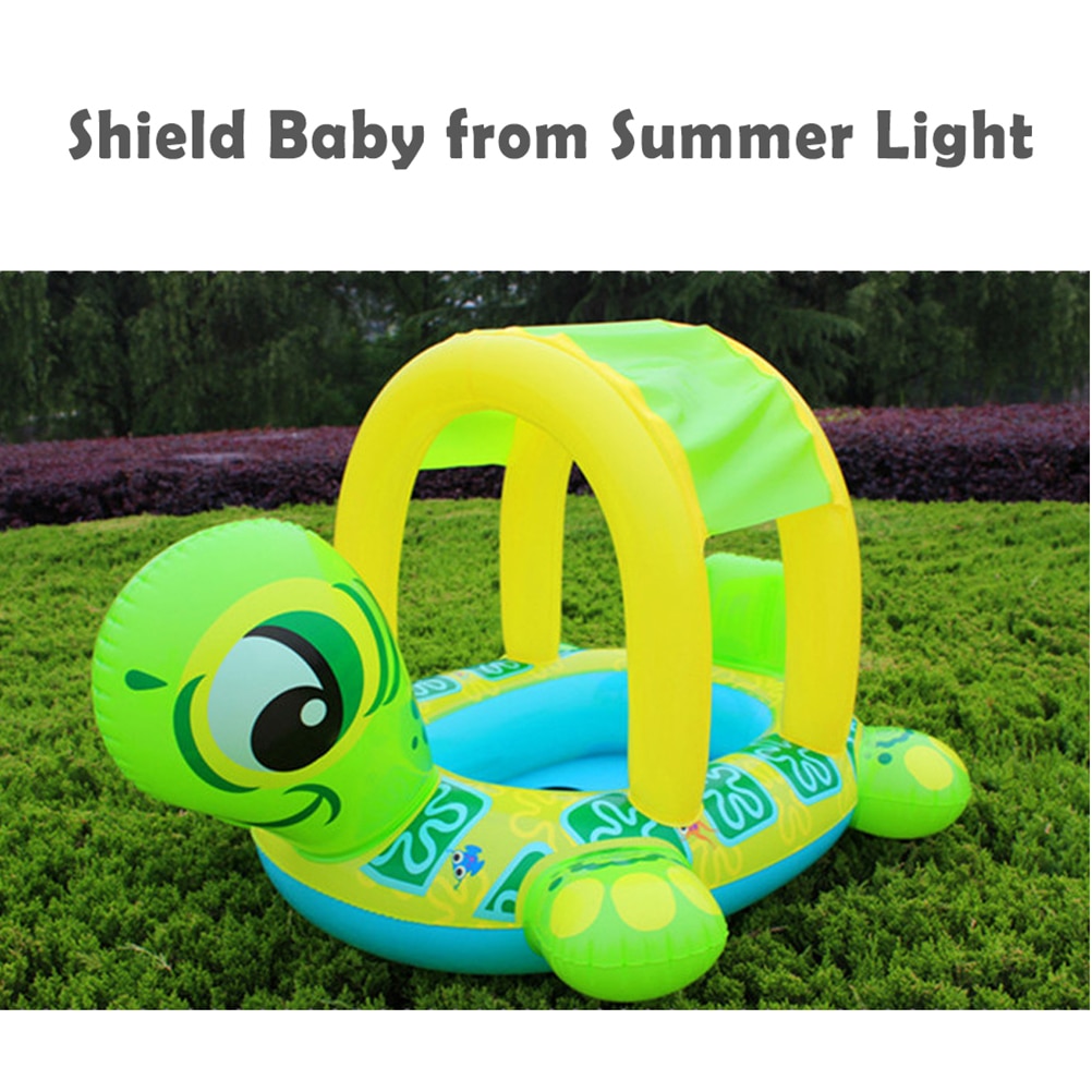 Portable Cartoon Turtle Shape Inflatable Baby Beac... – Grandado