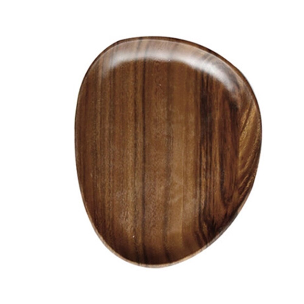 4 tamanhos de madeira maciça placa irregular oval ... – Grandado