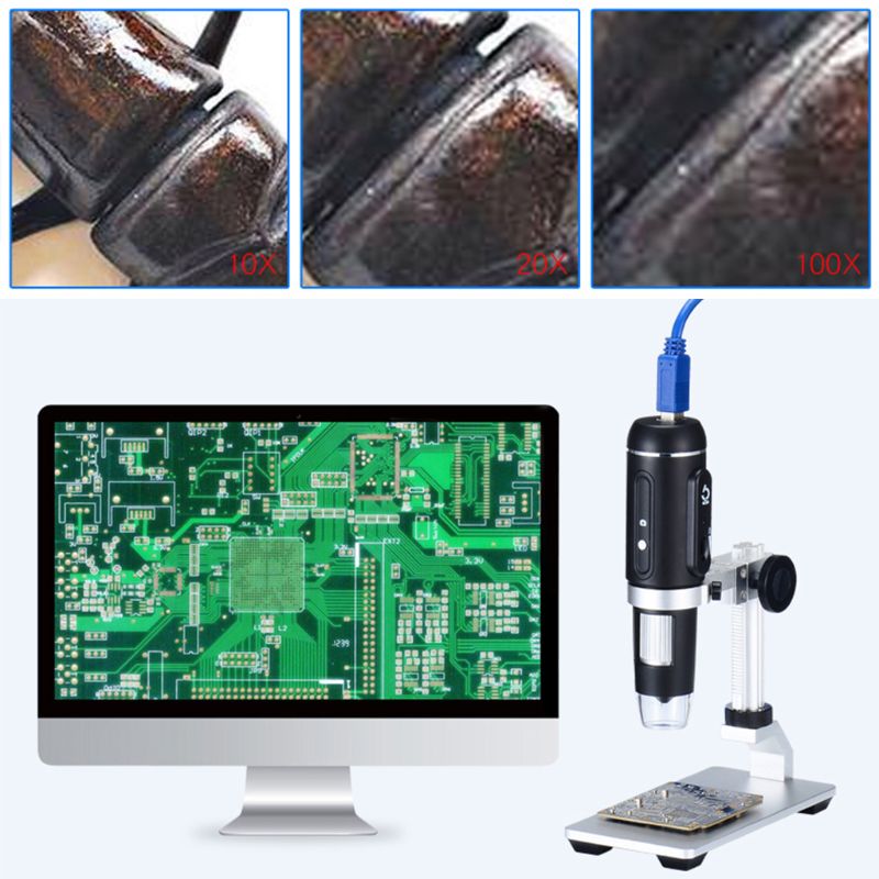 1000X USB3.0 Digital Microscope 5MP HD Camera Elec... – Grandado
