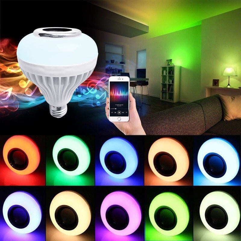 Clever LED RGB kabellos Lampe Bluetooth Lautsprech... – Grandado