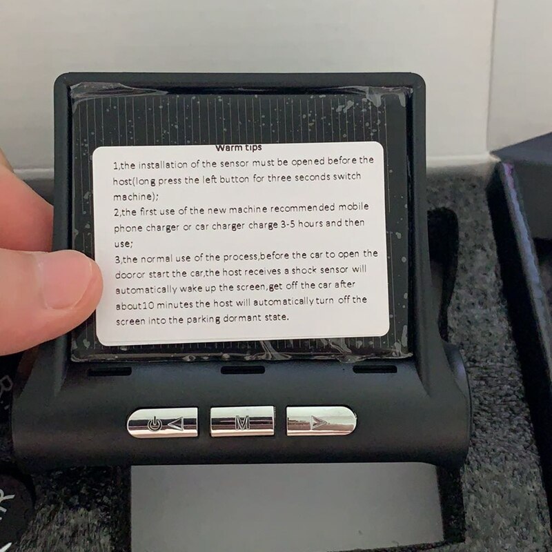 Solar Power TPMS Car Tire Pressure Alarm Monitor S... – Grandado