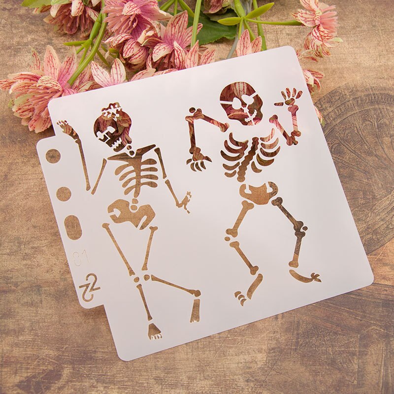 13 cm 5.1 inch dancing skeleton DIY layer scrapboo... – Vicedeal