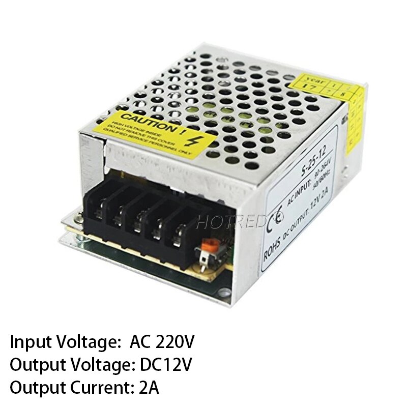 Swiching DC 12V 2A 12 V Volt Transformers LED Adap... – Grandado