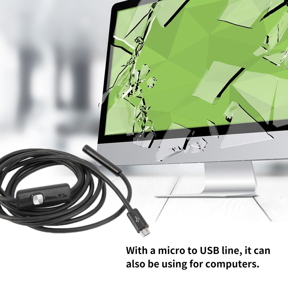 Waterproof HD 2M/7mm Endoscope Lens Rigid Cable Mi... – Grandado