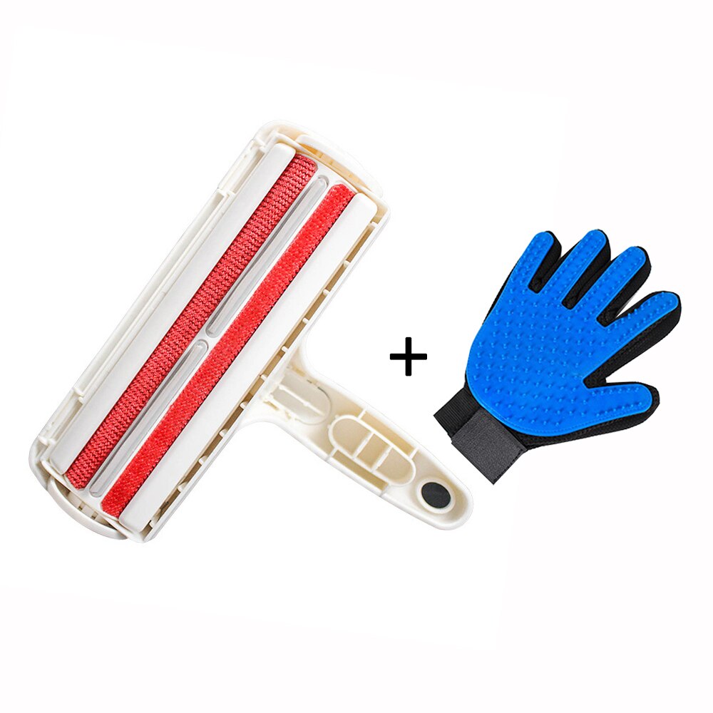 Pet Grooming Glove 2-Way Pet Hair Remover Roller K... – Vicedeal