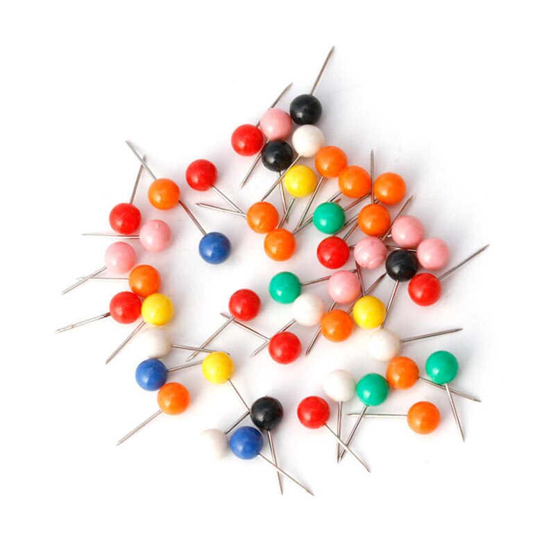 50pcs/Set Office Thumbtacks Push Pins Metal Pin Of... – Grandado