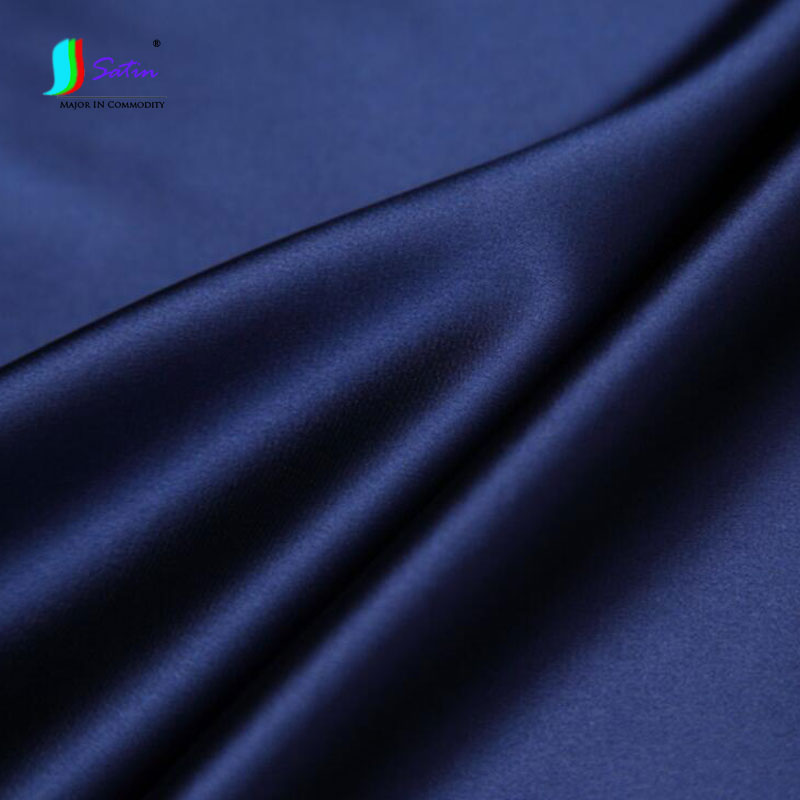 Tibetan blue thin anti-wrinkle stretch satin Cloth... – Vicedeal