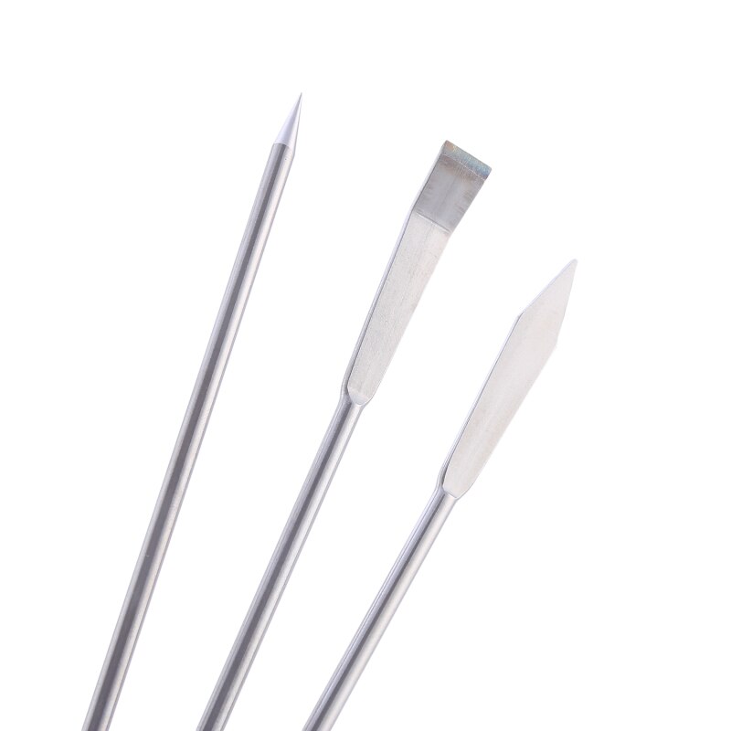 3 Pcs Lab Rvs Micro Geneeskunde Lepel Micro Sampli... – Vicedeal