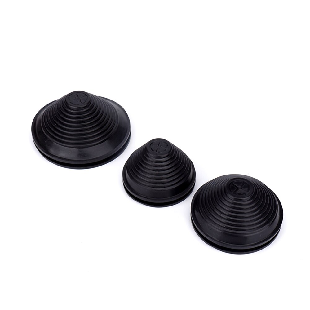 2pcs Rubber Wire Hole dust Covers Plugs Black tape... – Grandado