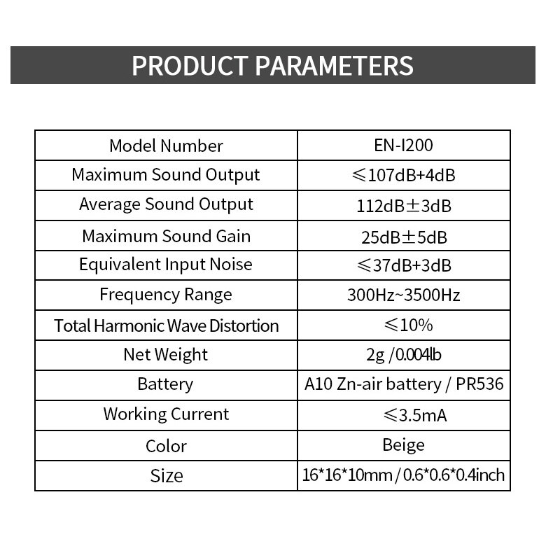 Mini Hearing Aids Volume Adjustable Hearing Aid Wi... – Grandado