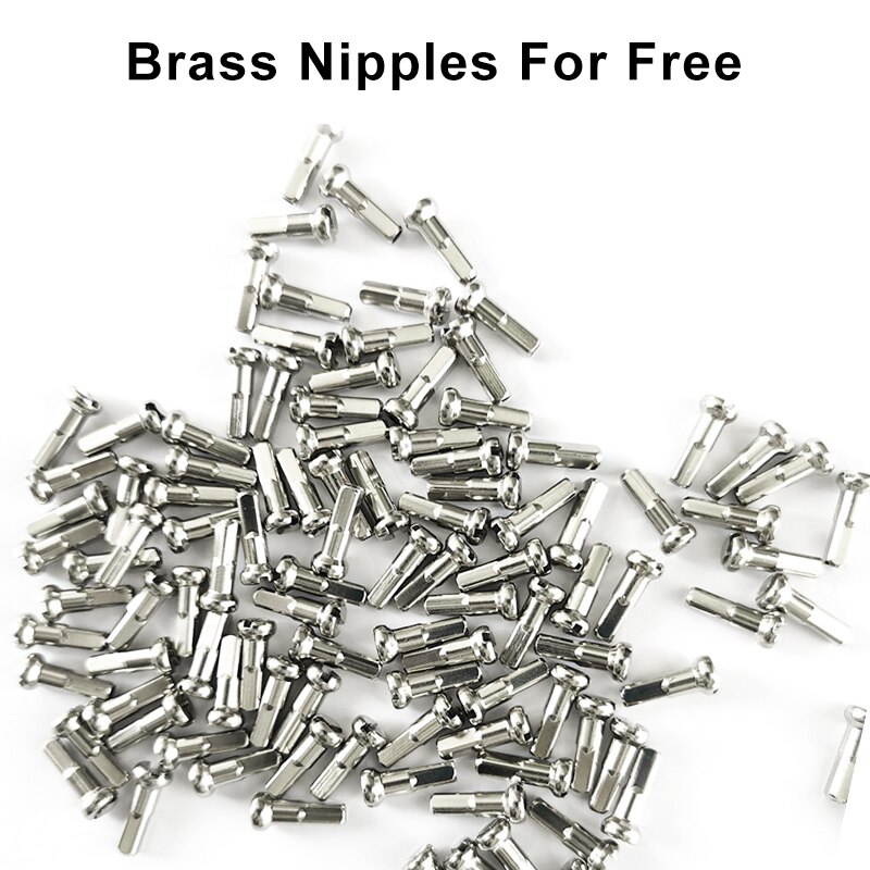 14G Bicycle Flat Spokes With Nipples 10/20Set MTB ... – Grandado