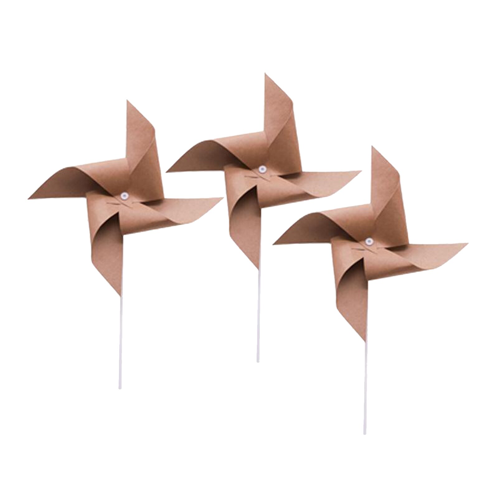 3 Pack Pinwheel Kraft DIY Pinwheels for Garden Wed... – Grandado