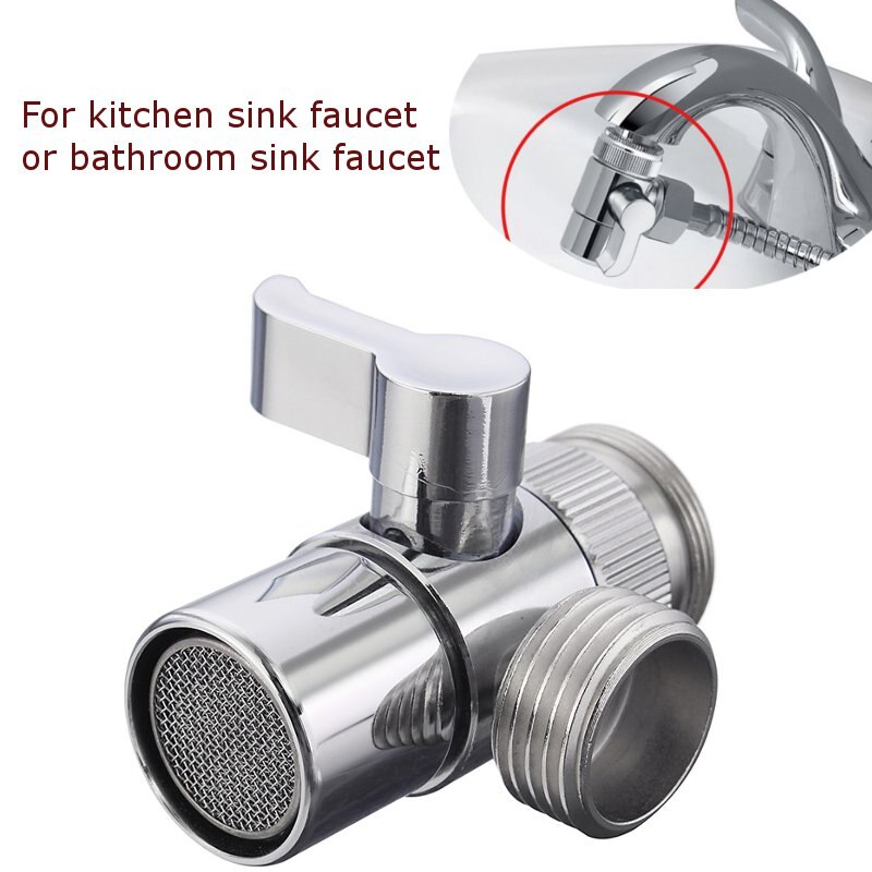 3 Way Sink Tap Mixer Faucet Diverter Valve Bathroo... – Grandado 3 Way Sink Tap Mixer Faucet Diverter Valve Bathroo... – Grandado