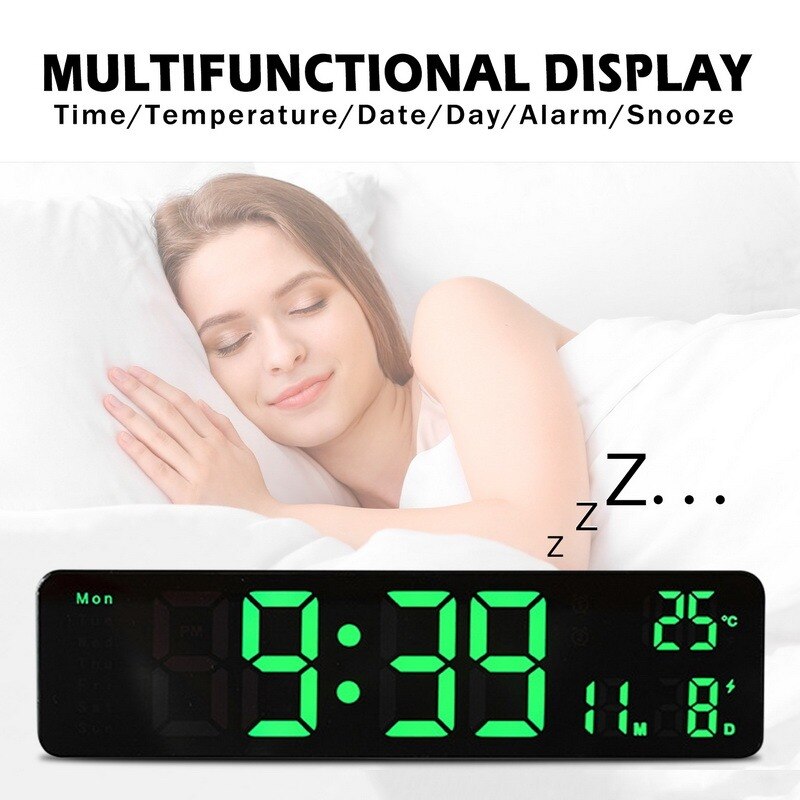 Music LED Digital Alarm Clock Watch Table Clock Di... – Vicedeal