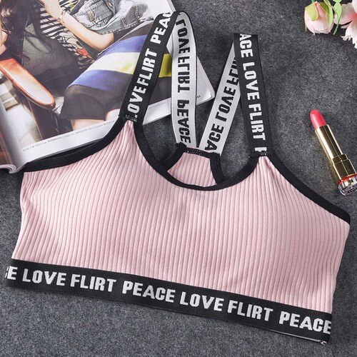 Beautiful back girl bra underwear small vest femal... – Vicedeal