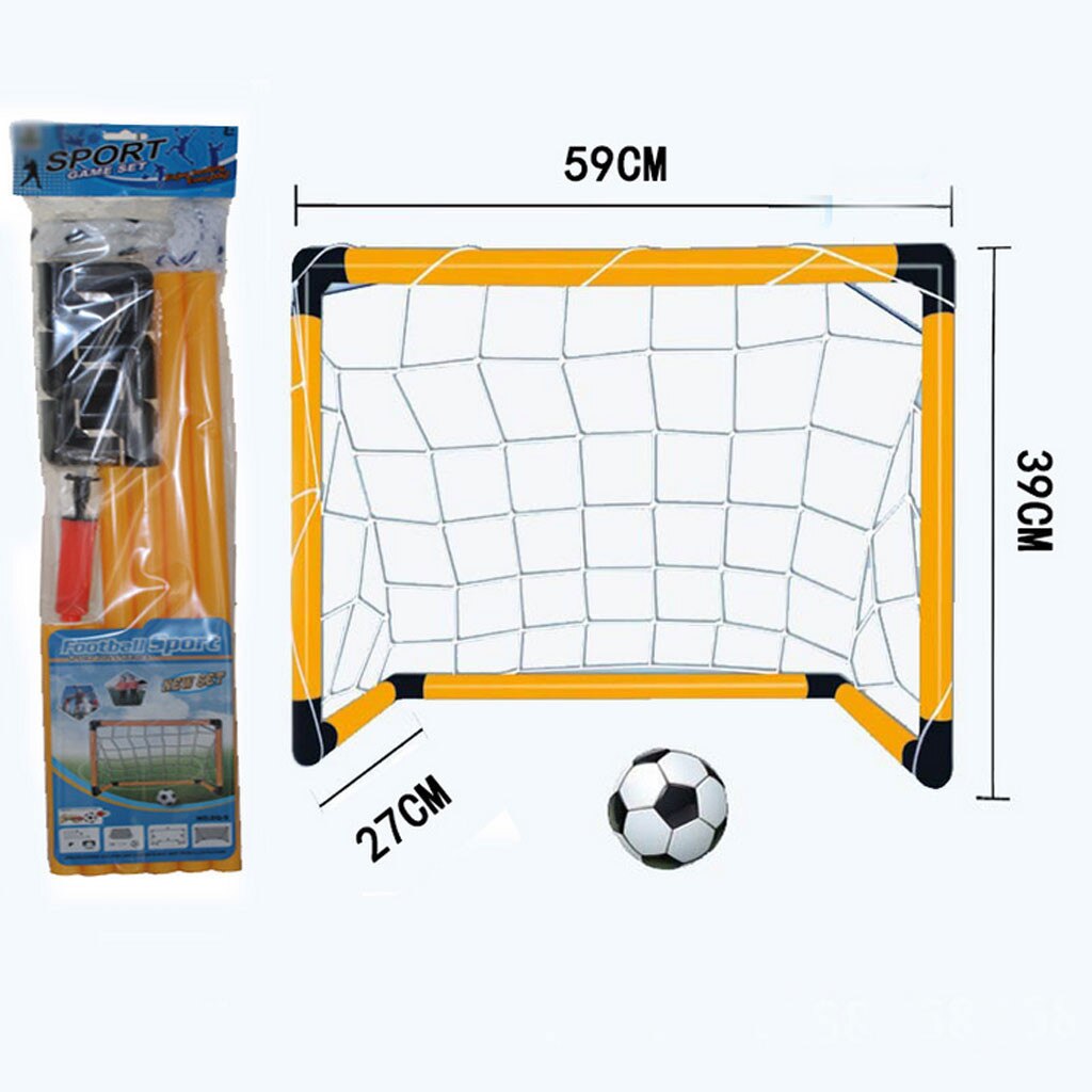 Folding Mini Football Soccer Ball Goal Post Net Se... – Vicedeal