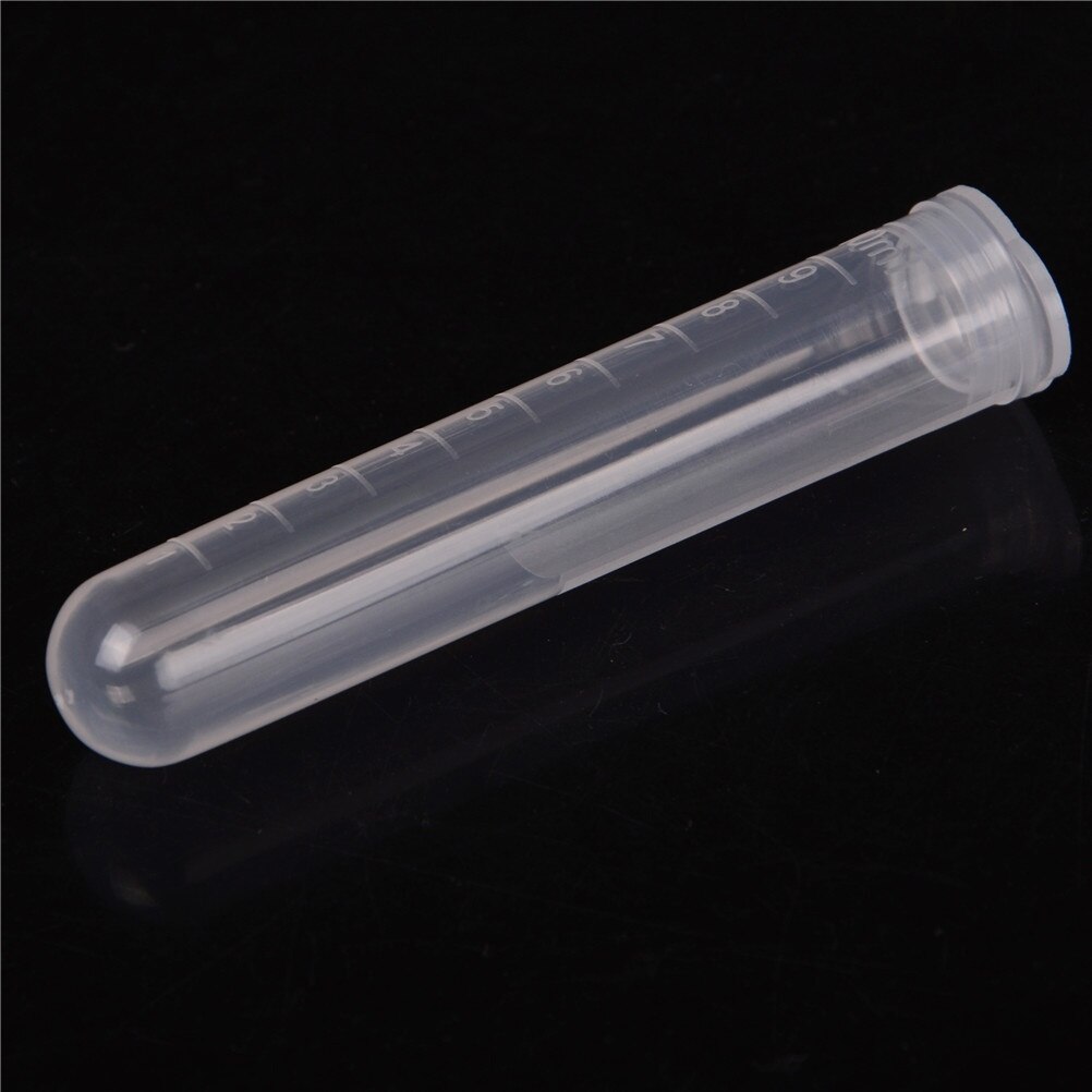 1/10pcs 10ml Plastic Centrifuge Lab Test Tube Vial... – Vicedeal