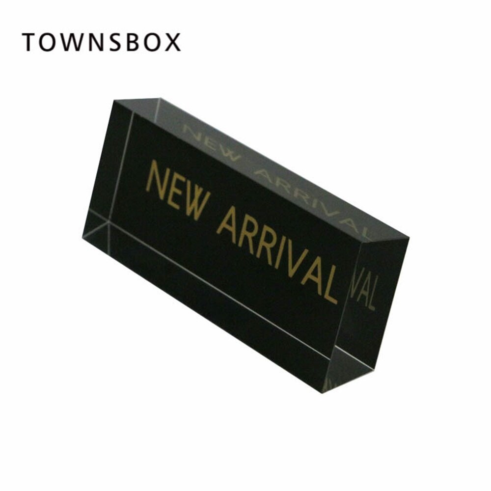 Black Acrylic Block Letter Countertop Advertising ... – Grandado