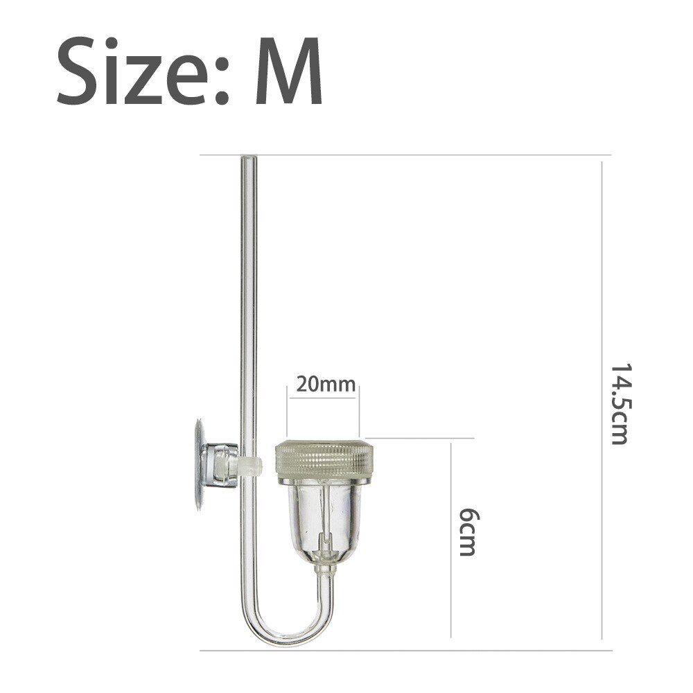 Aquarium CO2 Diffuser Glass Tank Bubble Atomizer w... – Grandado