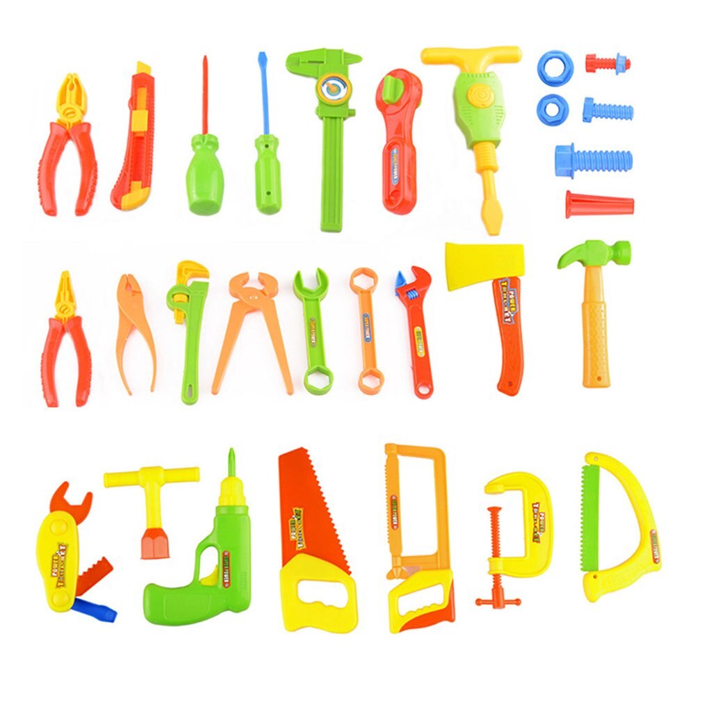 34pcs Kids Pretend Play Repair Tool Bag Set Worksh... – Grandado