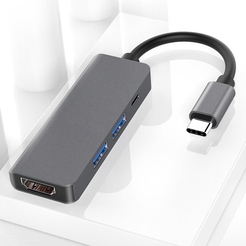 Type-c dockingstation 4k hdmi hub hub laptop 4 in ... – Grandado