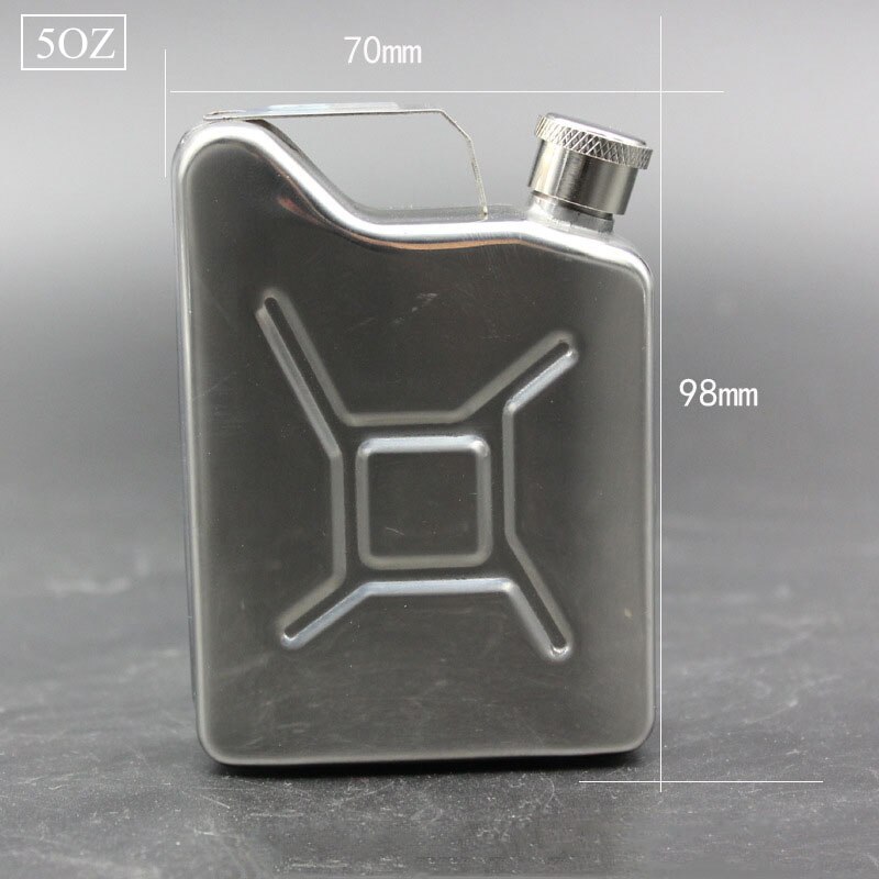 UPORS Portable 5OZ Jerry Can Pocket Flask Stainles... – Vicedeal