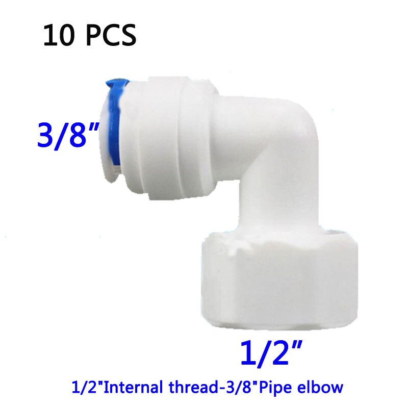 10 PCS 1/2" Internal thread to 3/8" elbo... – Grandado