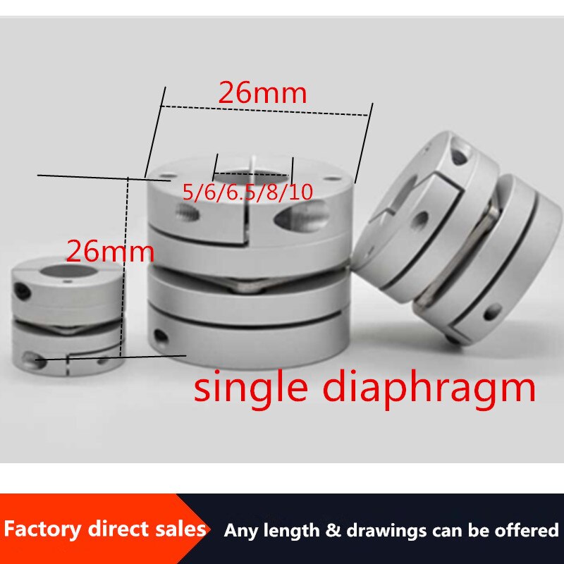 flexible single diaphragm coupling 1PC D26L26 inne... – Grandado