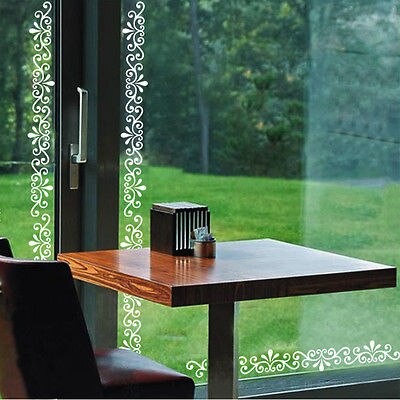 Beautiful Abstract Border Vines Window Wall Sticke... – Vicedeal